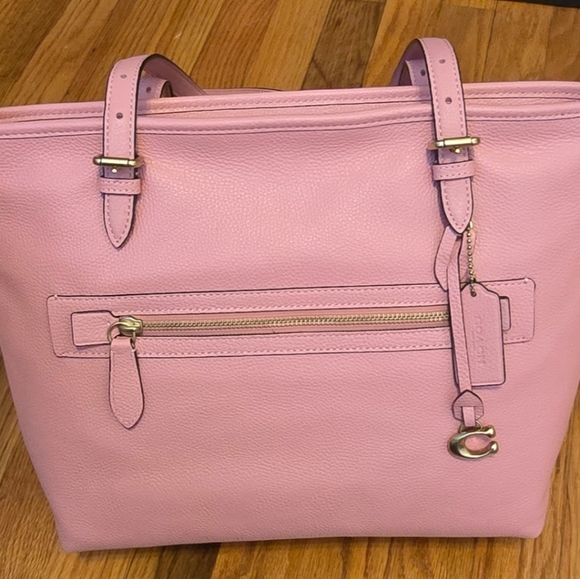 Coach | Bags | Coach Pink Leather Womens Bag | Poshmark